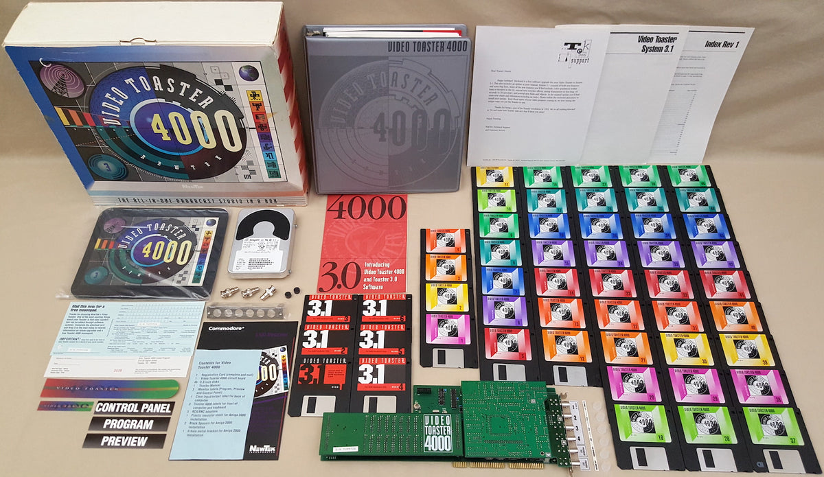 Video Toaster 4000 by NewTek for Commodore Amiga 4000 4000T 3000 3000T ...