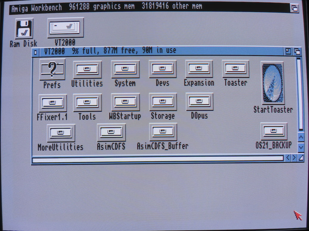 Commodore Amiga 2000 Desktop Computer with NewTek Video Toaster IVS Ve ...