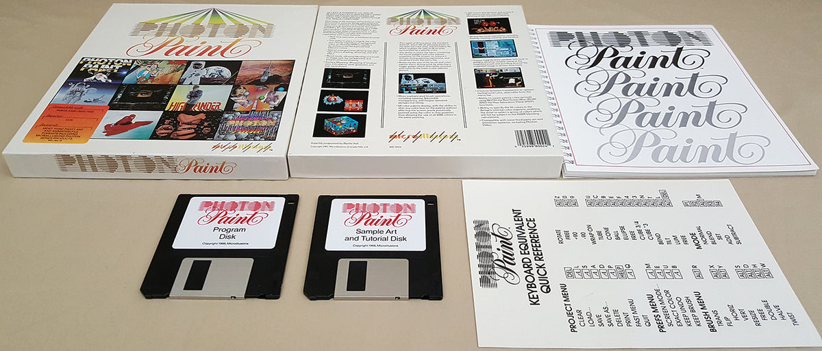 Photon Paint v1.0 - 1988 MicroIllusions for Commodore Amiga – My Amiga Shop