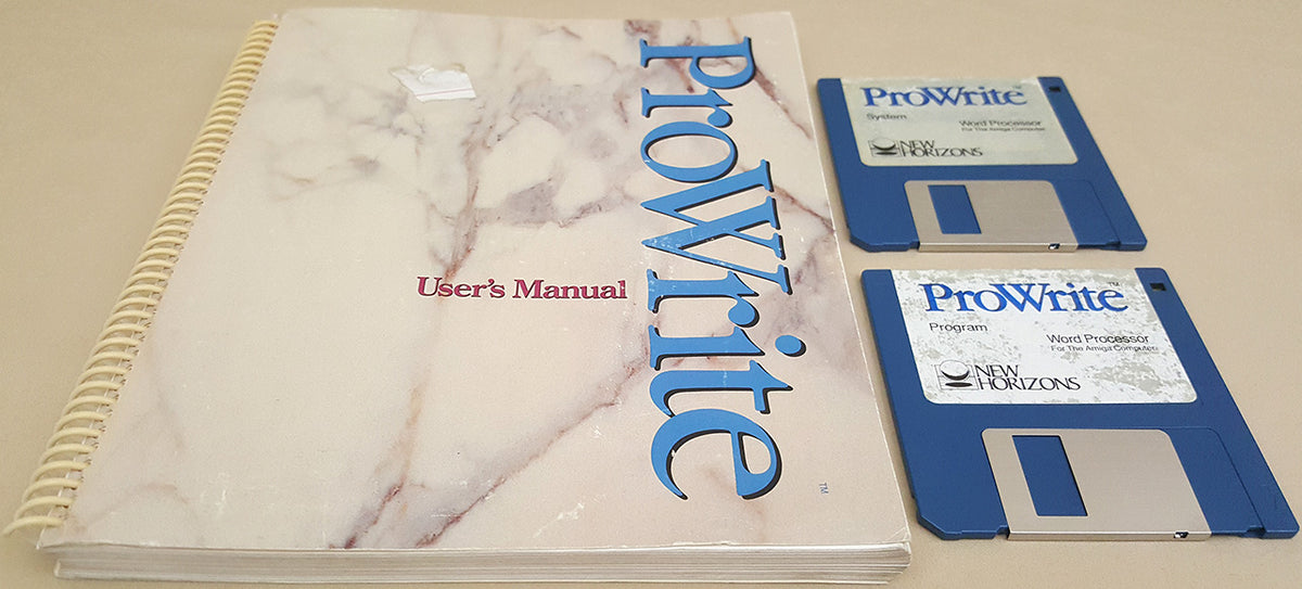 ProWrite v3.0.1 Word Processor - 1990 New Horizons Software for Commod ...