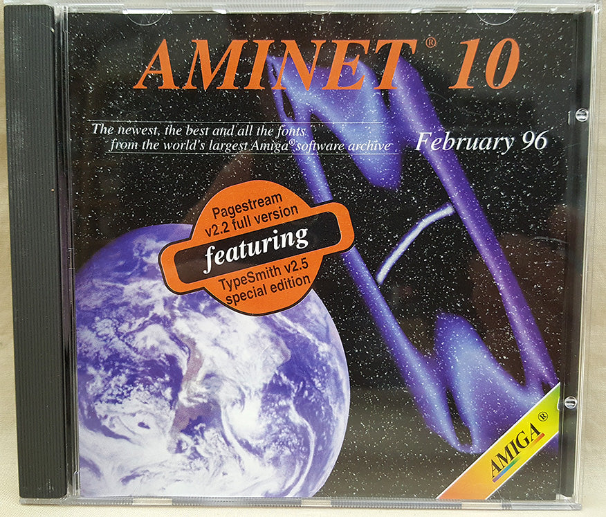 Aminet 10 - February 1996 CD - PageStream v2.2 TypeSmith v2.5 for Comm ...
