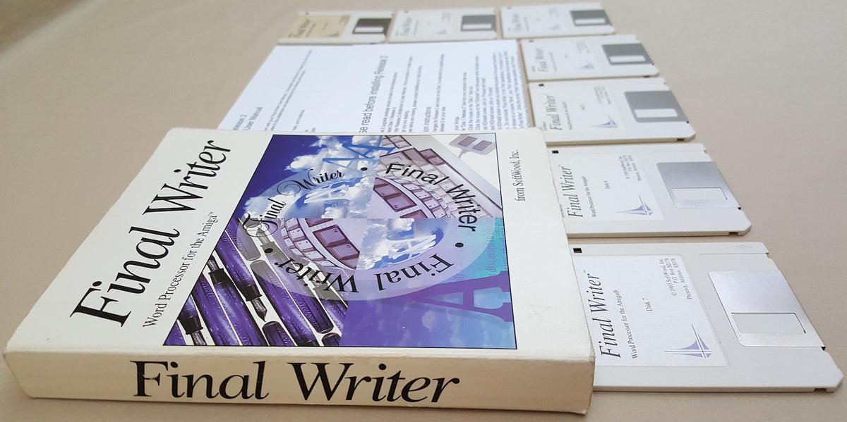 Final Writer Release 2 - 1994 SoftWood Word Processor for Commodore Am ...