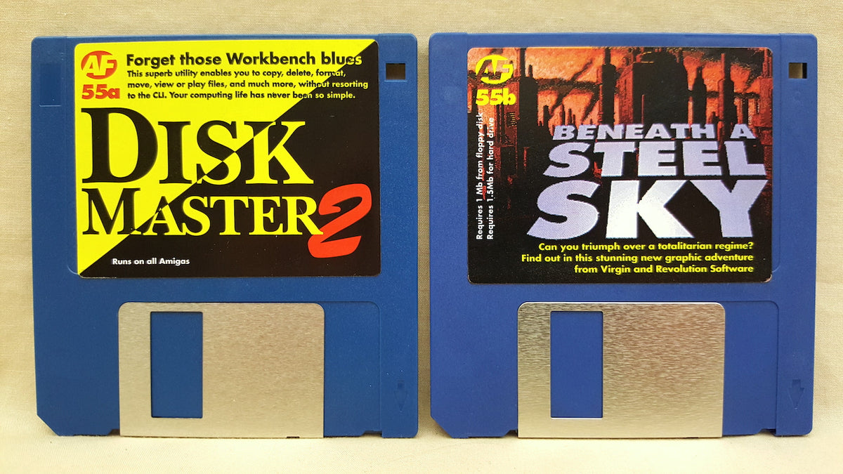 Amiga Format Magazine w/Disks Guide - January 1994 DiskMaster2 Beneath ...