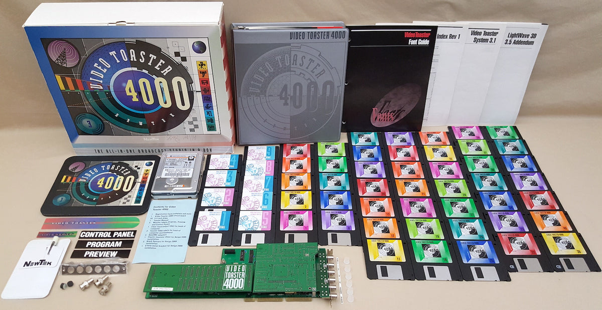 Video Toaster 4000 by NewTek for Commodore Amiga 4000 4000T 3000 3000T ...